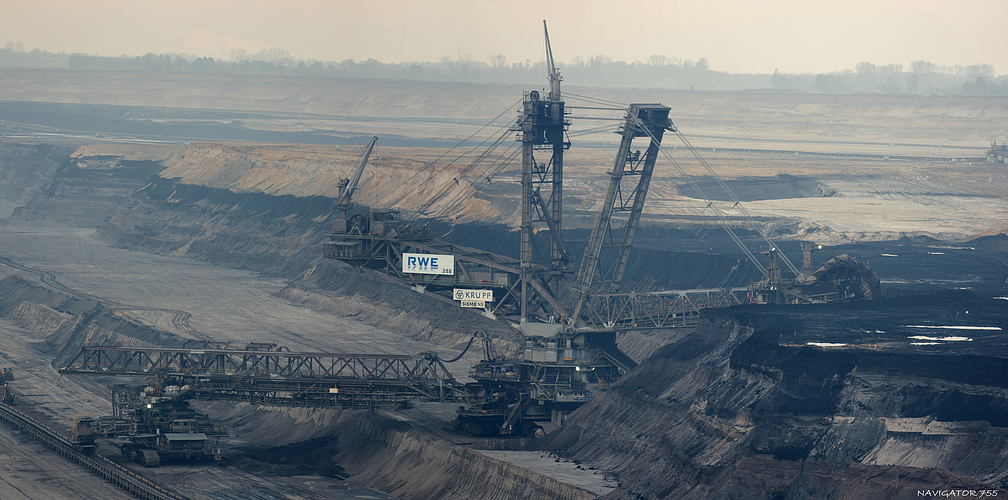 Bagger N°288 Foto & Bild | industrie und technik, bergbau, tagebau ...