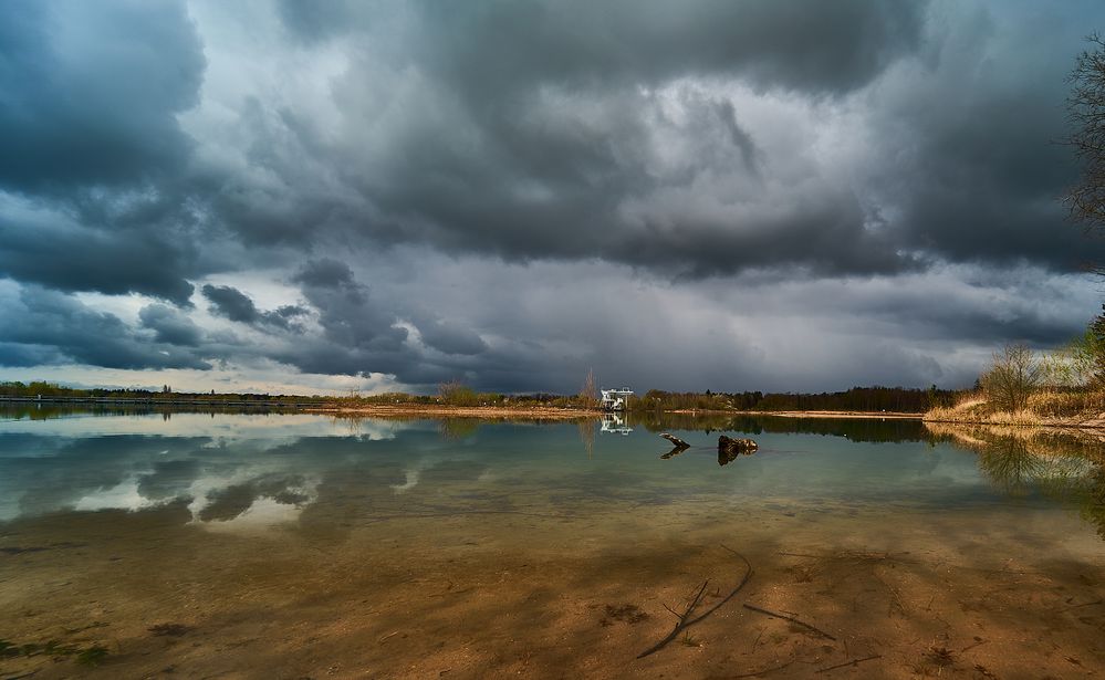 Baggersee in Karlsdorf BW Foto & Bild | landschaft, bach, fluss & see ...