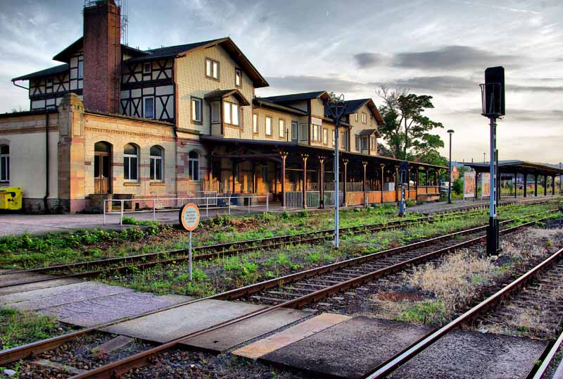 Bahnhof Bad Salzungen Bild 1 Foto & Bild | architektur, bahnhöfe & gleise, profanbauten Bilder ...
