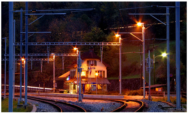 Bahnhof Därligen im Wandel der Zeit Foto & Bild | architektur, bahnhöfe & gleise, profanbauten ...