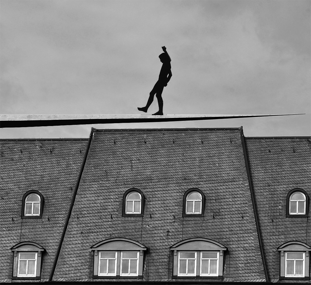 Balanceakt Foto & Bild | spezial, mannheim, kunst Bilder auf fotocommunity