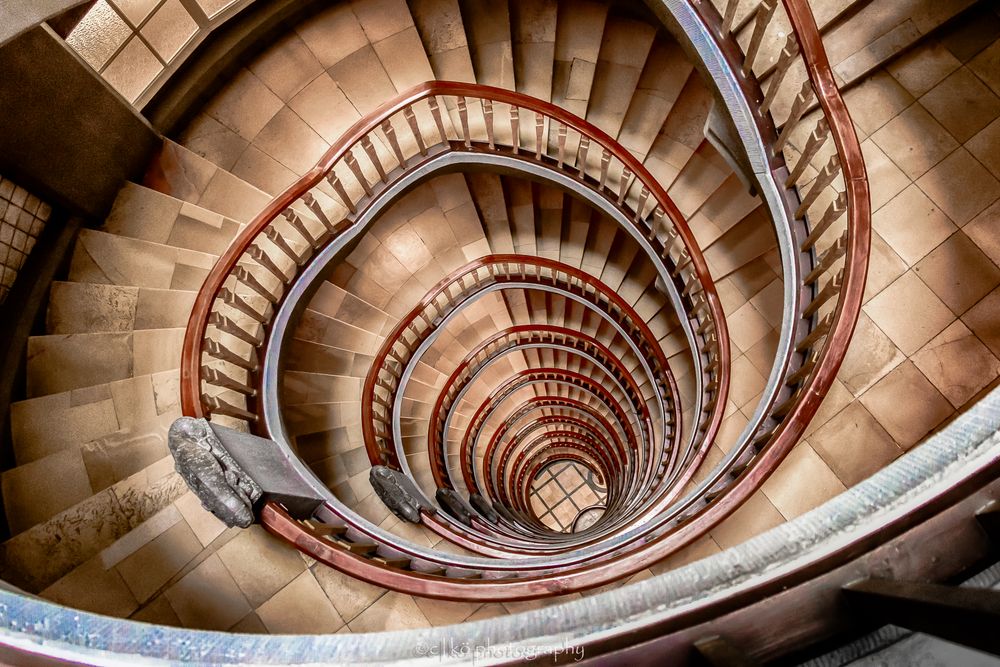 Ballin Haus (auch: Meßberghof) – Blick hinab Foto & Bild | architektur ...