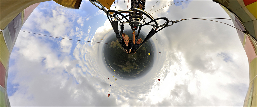 Ballon-Panorama während der WIM Foto & Bild | panorama, techniken ...