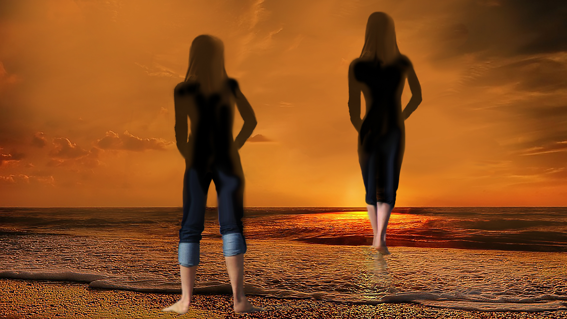 barfuss durch unsere wildesten Träume Foto & Bild | fotomontage, fantasy mystery, bearbeitungs ...