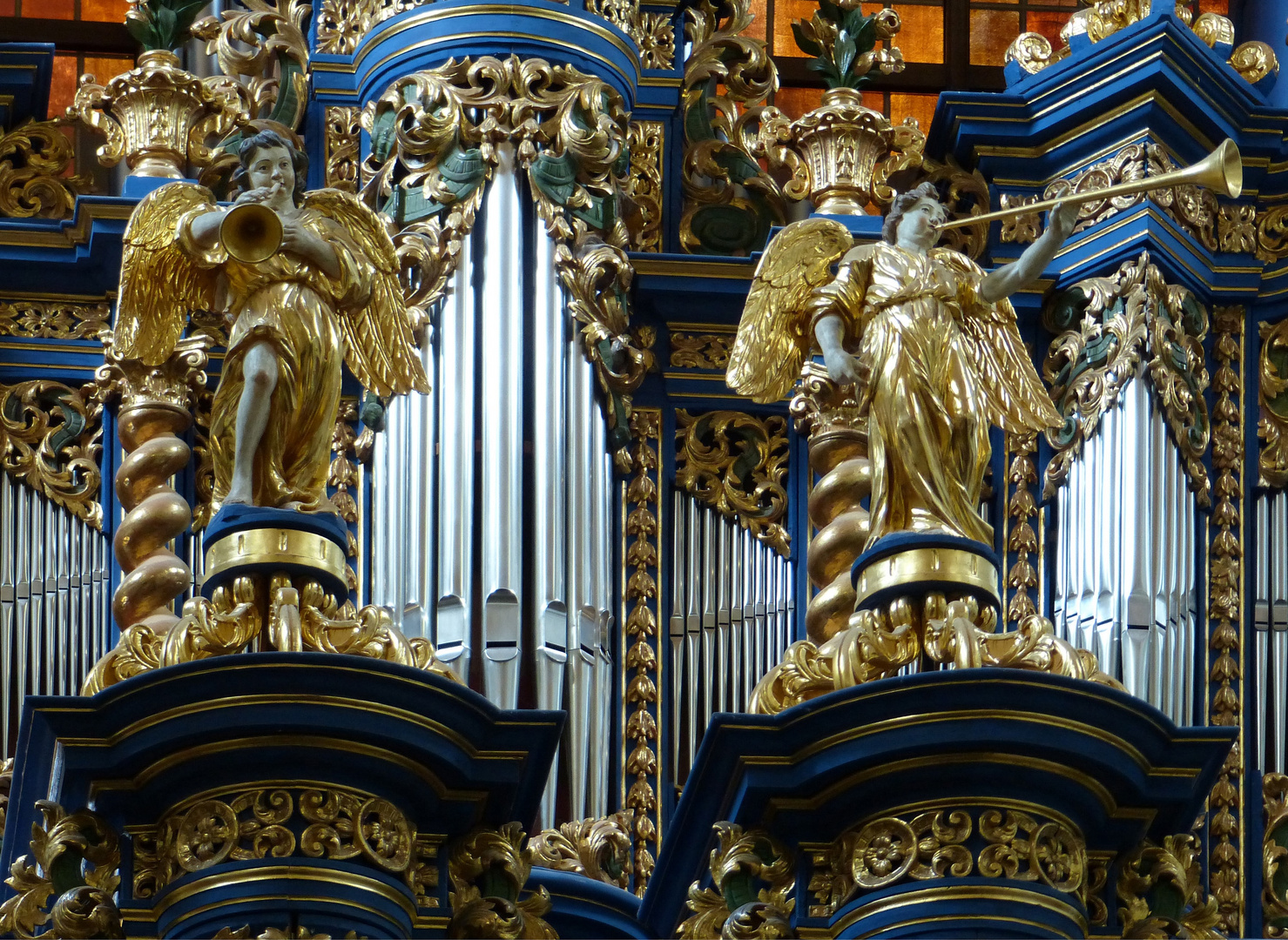 Barock-Orgel (1719 - 1721). Heiligelinde (Swieta Lipka), Polen 2015 ...