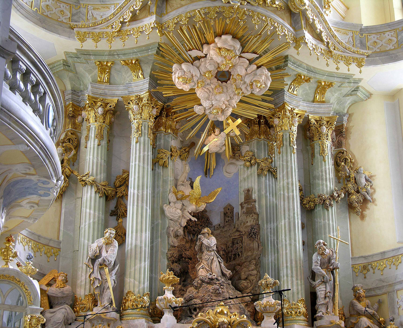 Barock pur in der Frauenkirche Foto & Bild | architektur, sakralbauten, innenansichten kirchen ...