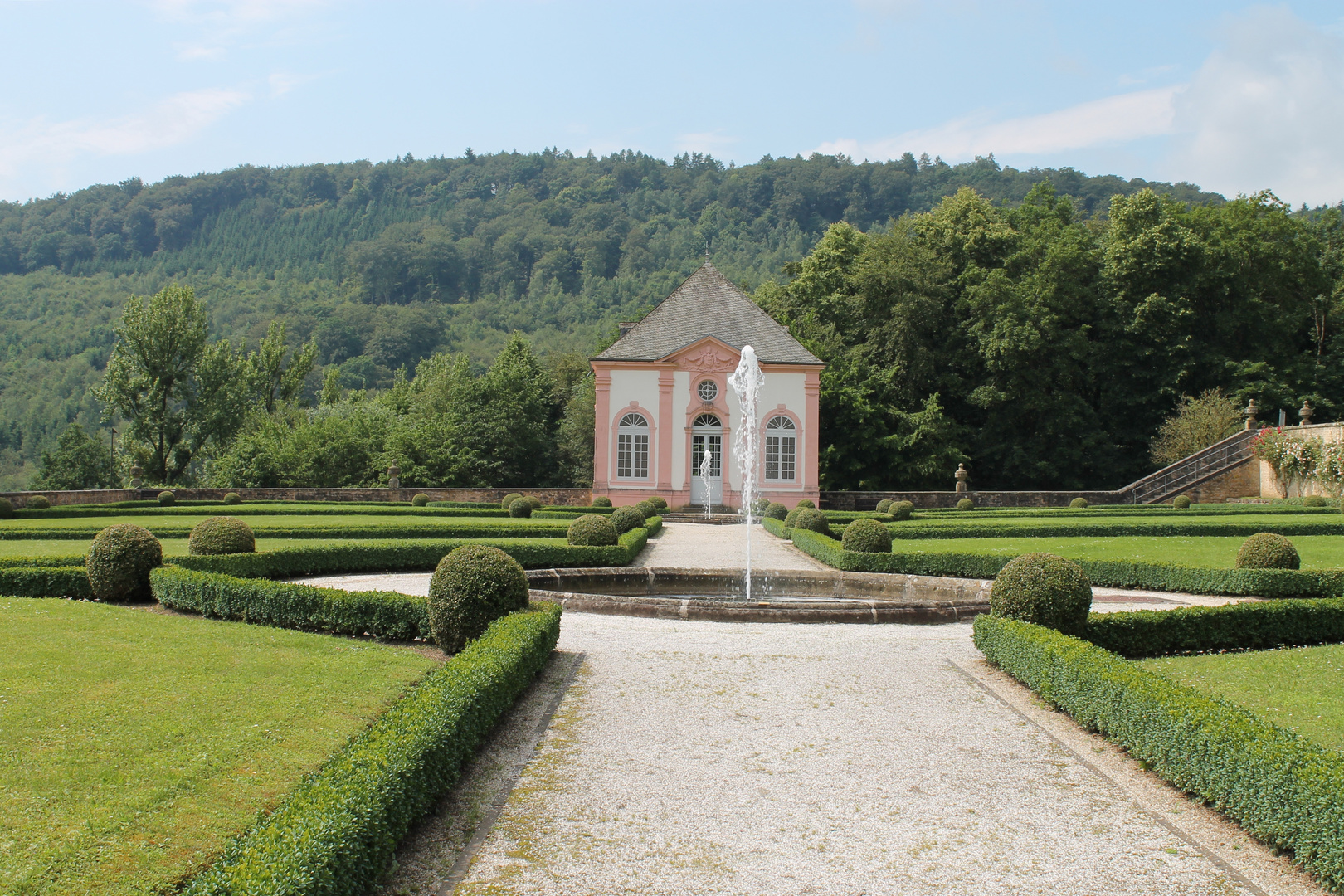 barocker Schlossgarten Weilerbach Foto & Bild | park, world, schloss ...