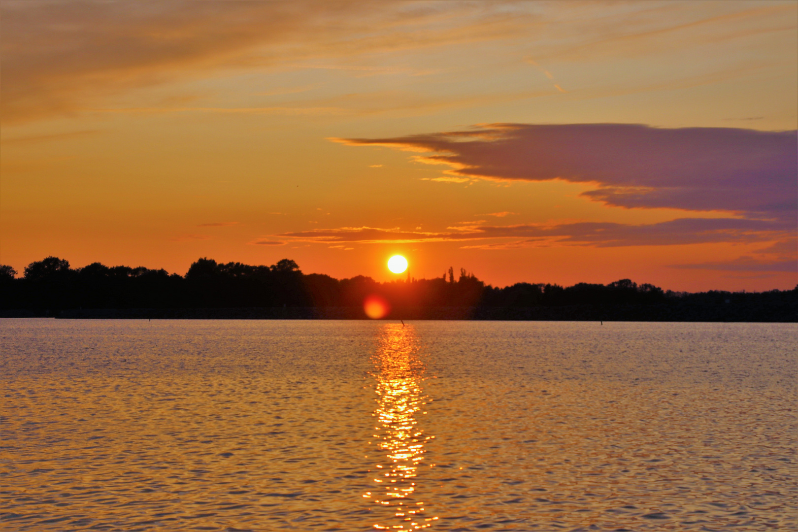 Barther Bodden Foto & Bild | sunset, sonnenuntergang, wasser Bilder auf ...
