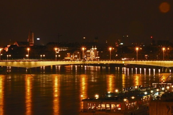 Basel at night Foto & Bild | architektur, straßen & brücken ...