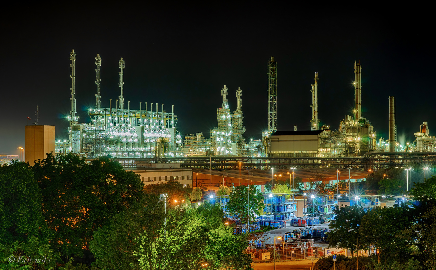 BASF Ludwigshafen - Acetylenanlage Foto & Bild | industrie und technik ...