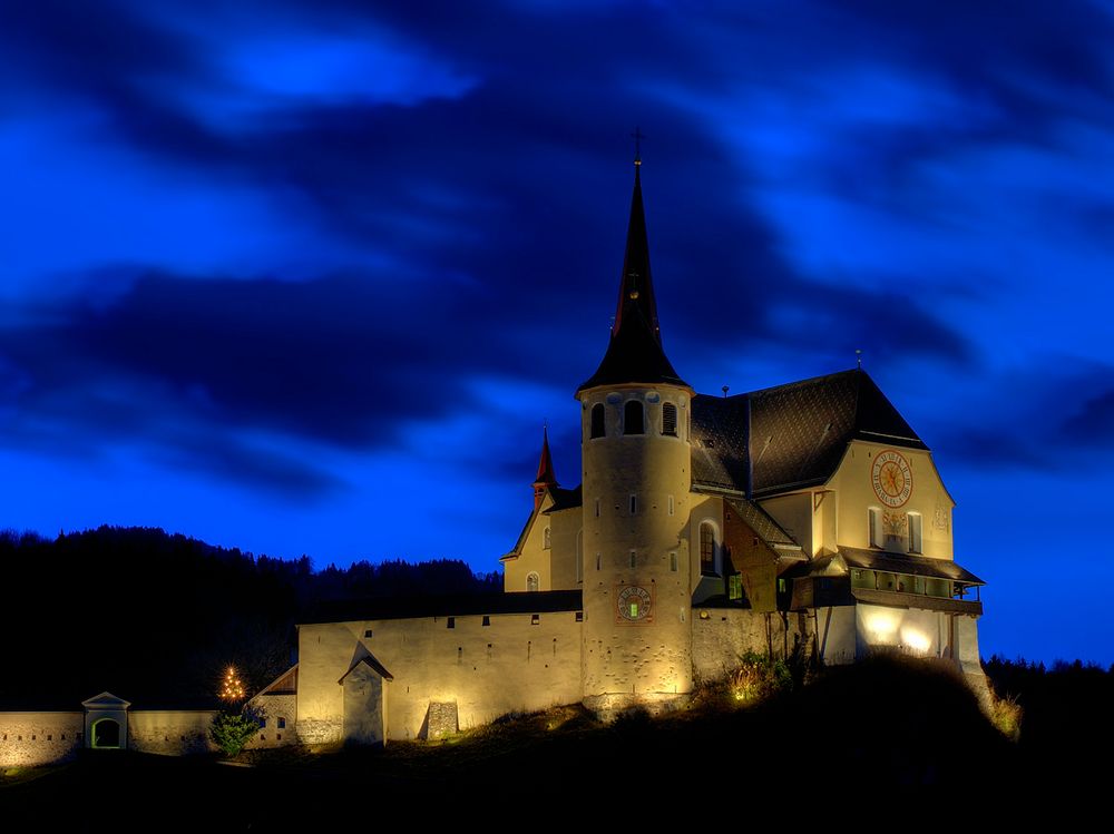 Basilika Rankweil Foto & Bild | architektur, architektur bei nacht ...