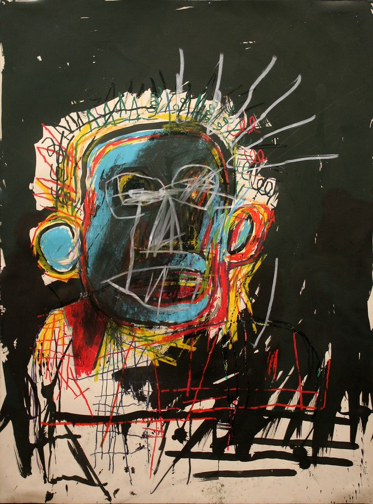 Basquiat: Untitled (Self-Portrait), 1982 Foto & Bild | world ...