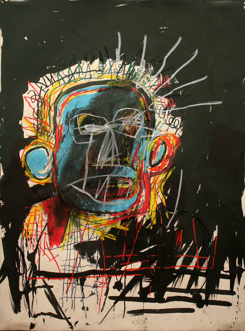 Basquiat: Untitled (Self-Portrait), 1982 Foto & Bild | world ...