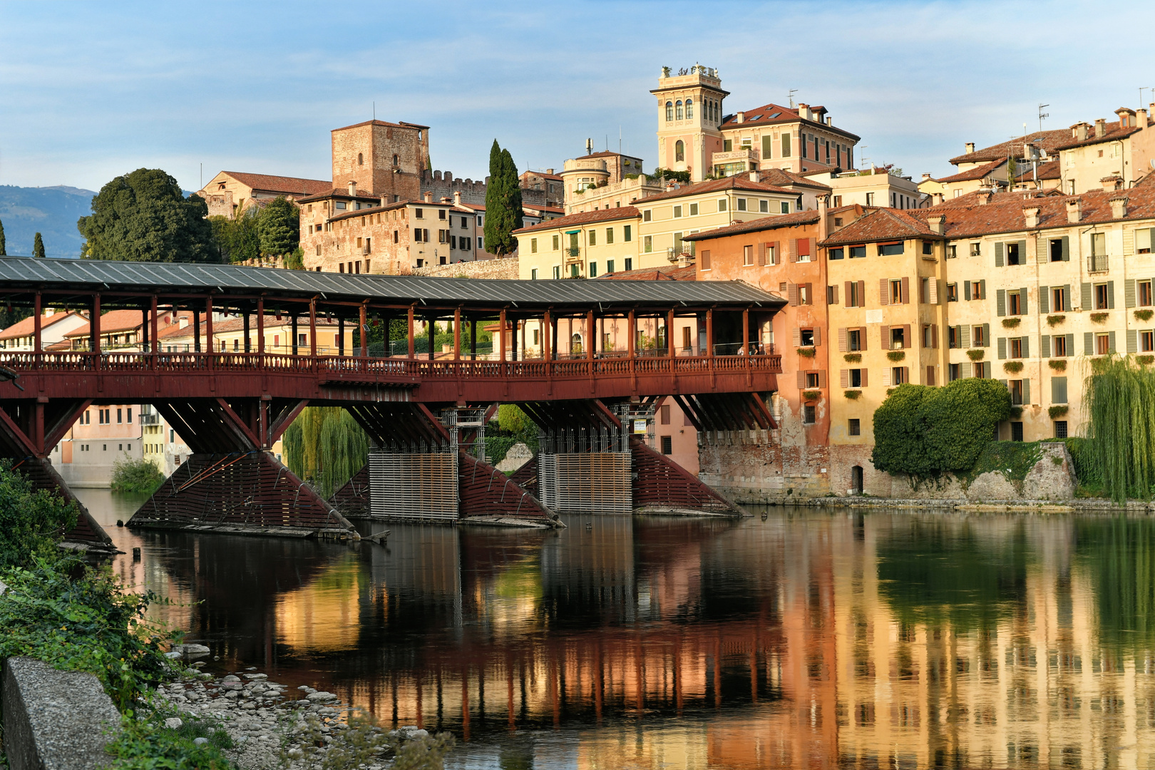 Bassano del Grappa, The old bridge Foto & Bild | italy, europe, world ...