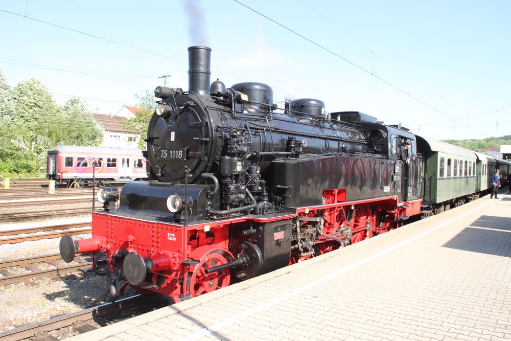 Baureihe 75 1118 Foto & Bild | dampf-, diesel- und e-loks, eisenbahn, verkehr & fahrzeuge Bilder ...