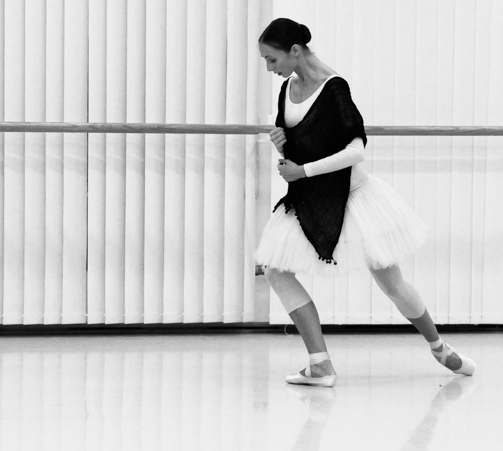 Bayerisches Staatsballett Primaballerina bei Proben im Ballettsaal. Foto & Bild ...