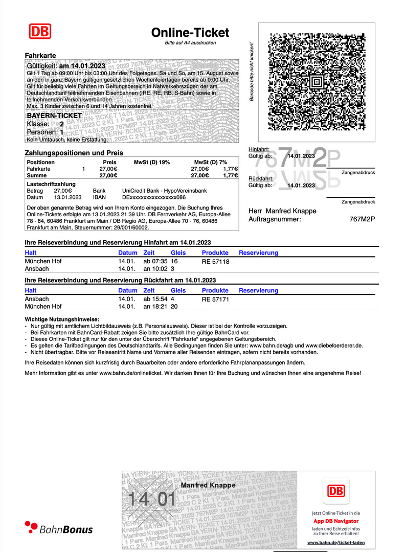 Bayernticket Foto & Bild | eisenbahn, ticket, fahrkarte Bilder auf ...