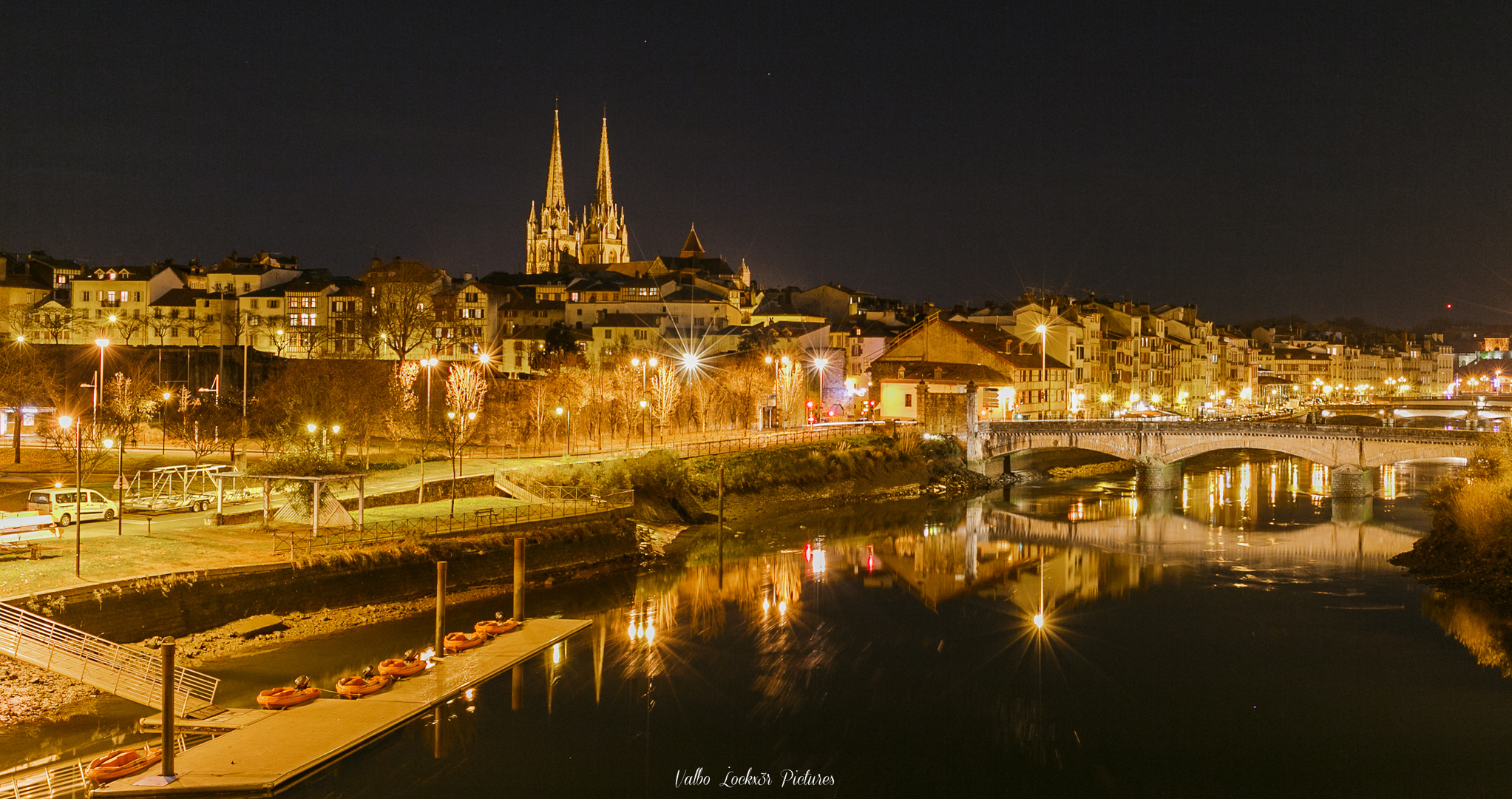 Bayonne by night photo et image | europe, france, aquitaine Images ...