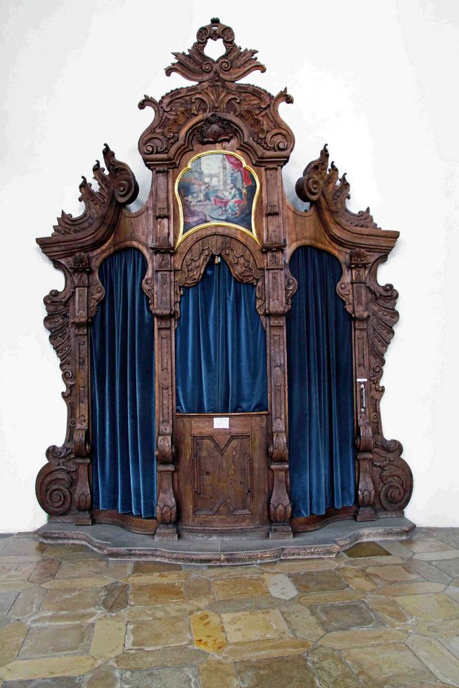 Beichtstuhl in der Wieskirche Foto & Bild | deutschland, europe, fotos ...