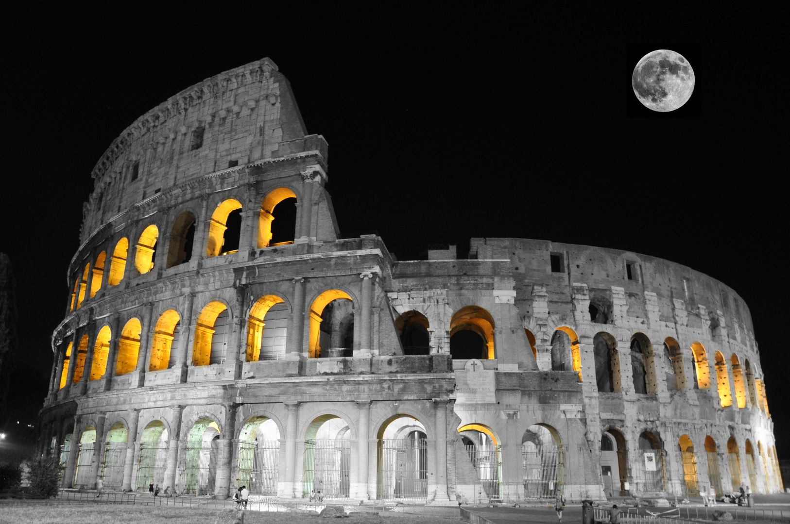 Bella Roma Foto & Bild | architektur, architektur bei nacht, colosseum ...