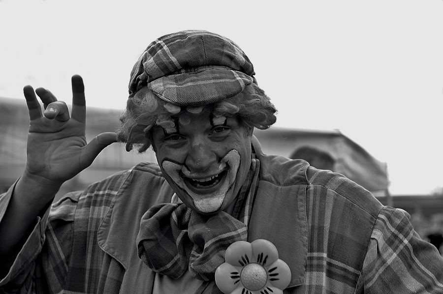 Beppo der Clown........ Foto & Bild | fotokunst, monochrome fine art ...