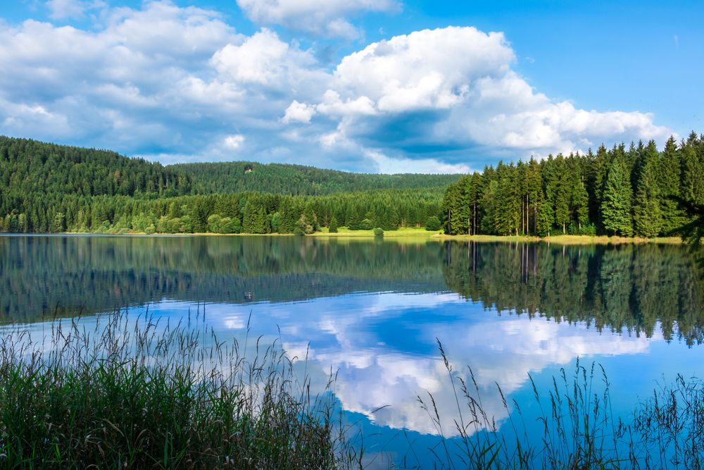 Bergsee Foto & Bild | landschaft, jahreszeiten, sommer Bilder auf ...