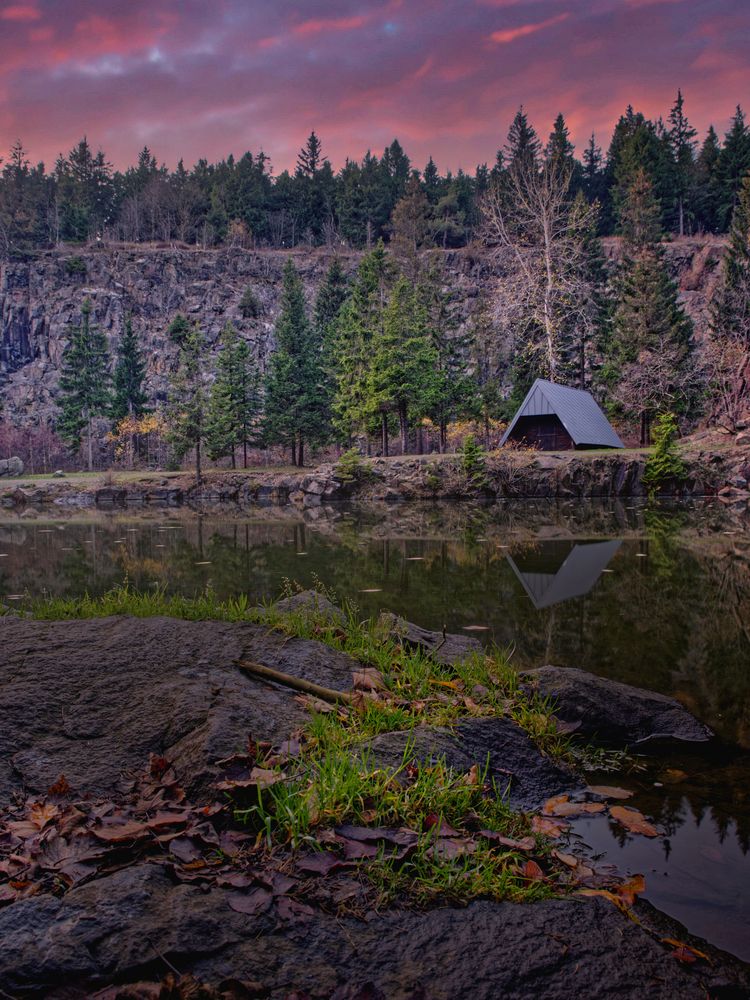 Bergsee an der Ebertswiese Foto & Bild | landschaft, sunset ...