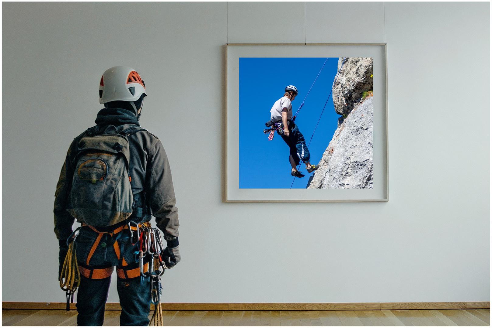 Bergsteiger Foto & Bild | ki-generierte bilder, ki - montagen, ki - menschen Bilder auf ...