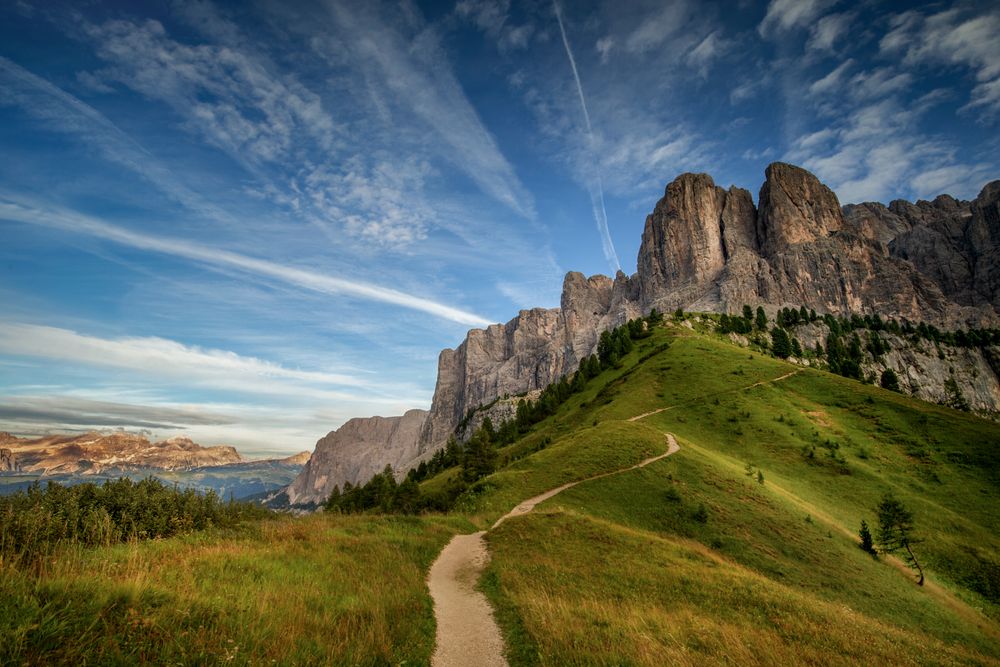 Bergwege. Foto & Bild | weg, himmel, natur Bilder auf fotocommunity