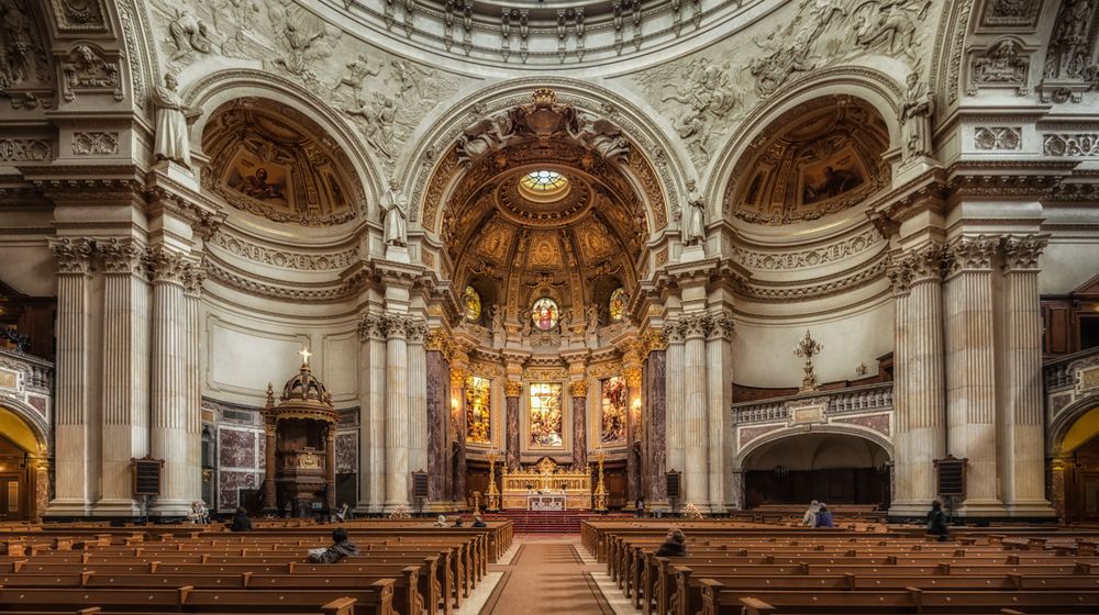 Berliner Dom - Blick zum Altar Foto & Bild | architektur, sakralbauten, innenansichten kirchen ...