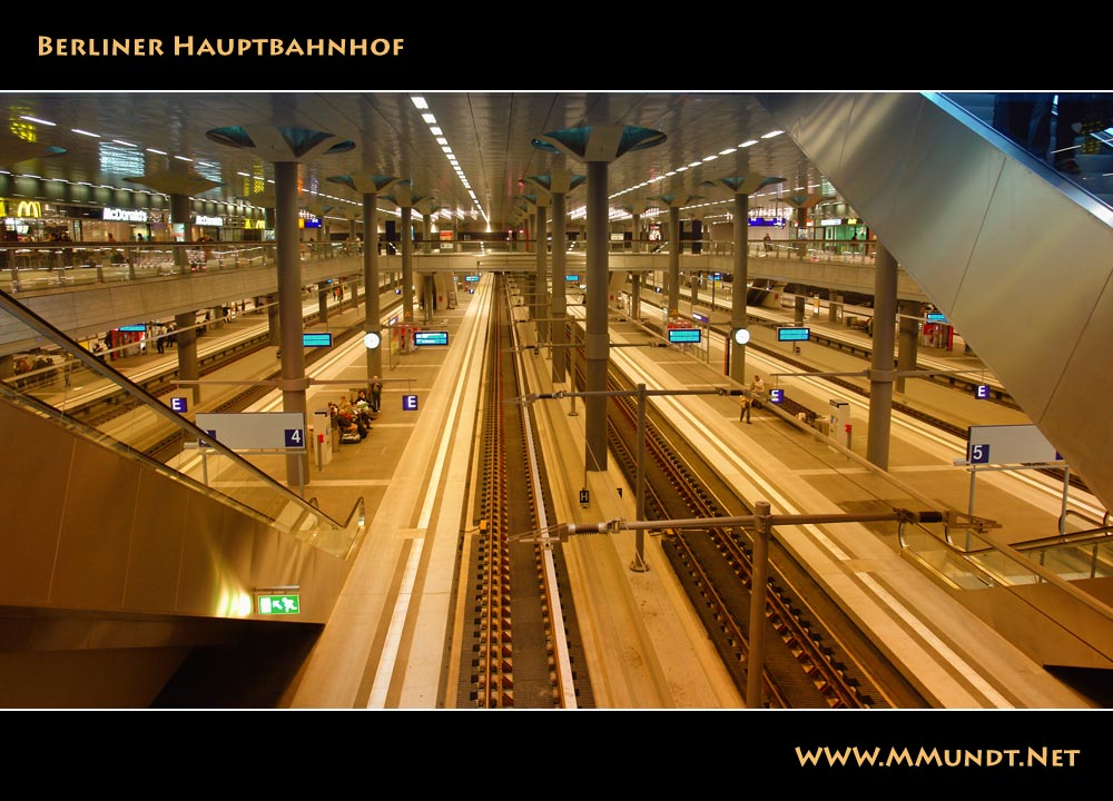 Berliner Hauptbahnhof (tief) Foto & Bild | gleise, eisenbahn, verkehr ...