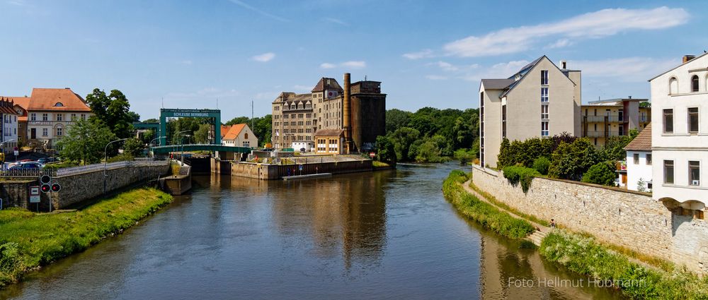 BERNBURG. DIE SAALE ALS 'GRENZFLUSS' ZWISCHEN Foto & Bild | world ...