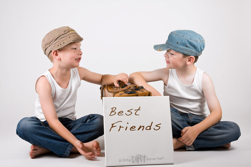 best friends Foto & Bild | kinder, studio, menschen Bilder auf ...