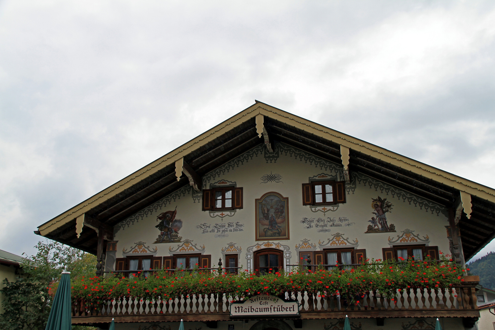 Bewundernswerte Hausmalerei in Traunstein im Chiemgau Foto & Bild ...