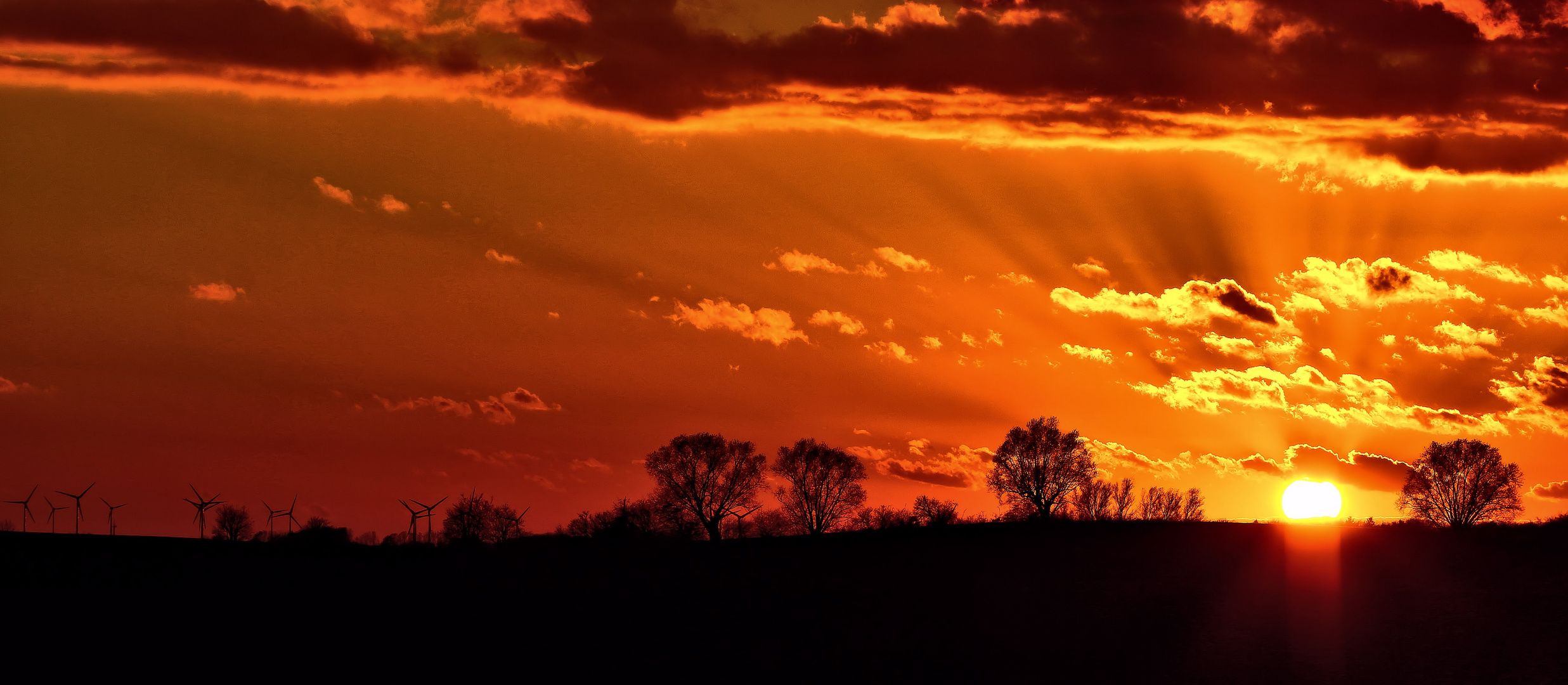 Bi uns tu hus - Sonnenuntergang heute Foto & Bild | sonnenuntergänge ...