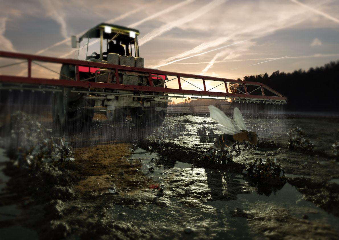 Bienensterben Foto & Bild | rendering, landschaftsrendering, bee Bilder auf fotocommunity