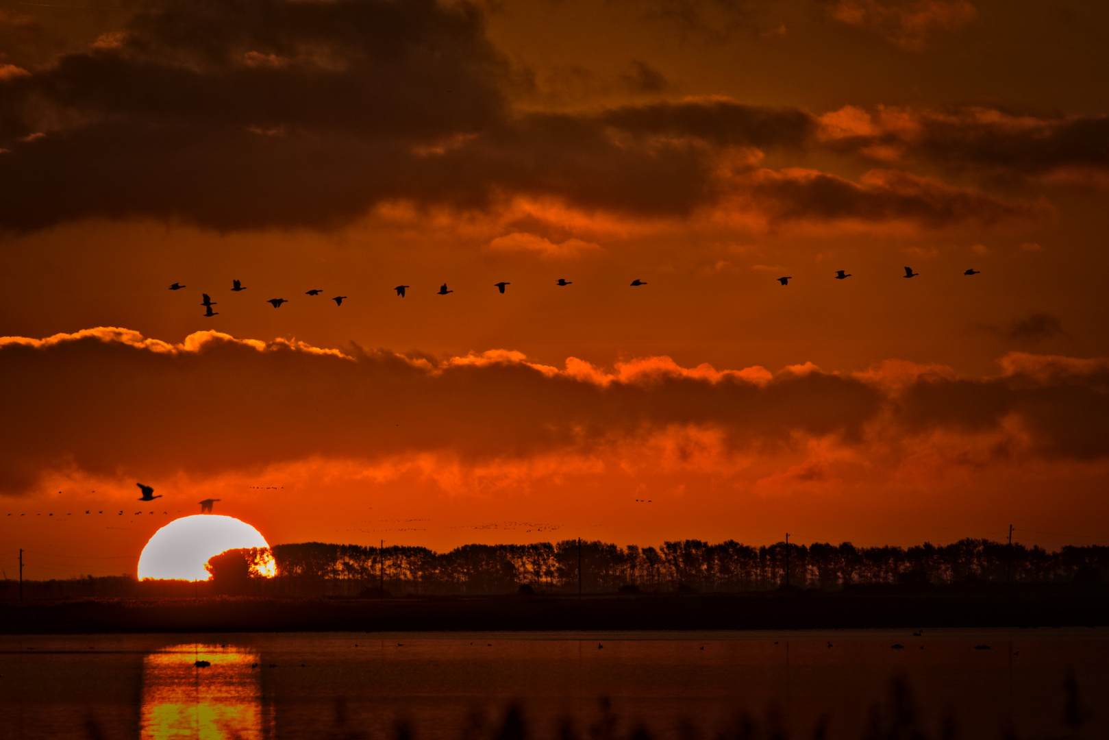 Big old sun is rising up so elegant and thin Foto & Bild ...