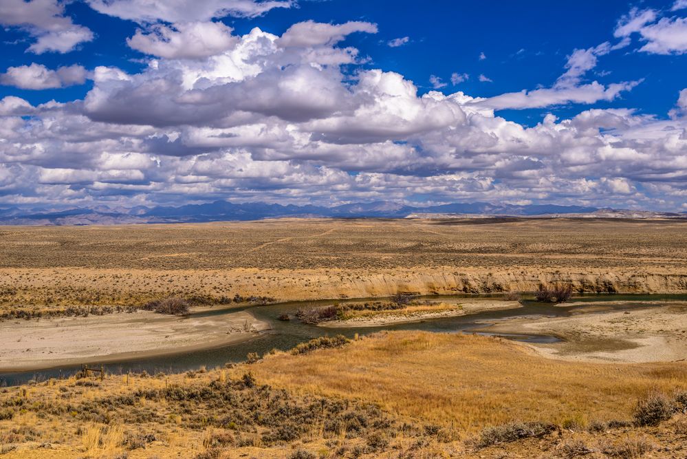 Big Sandy Creek Valley, Wyoming, USA Foto & Bild | wasser, himmel ...