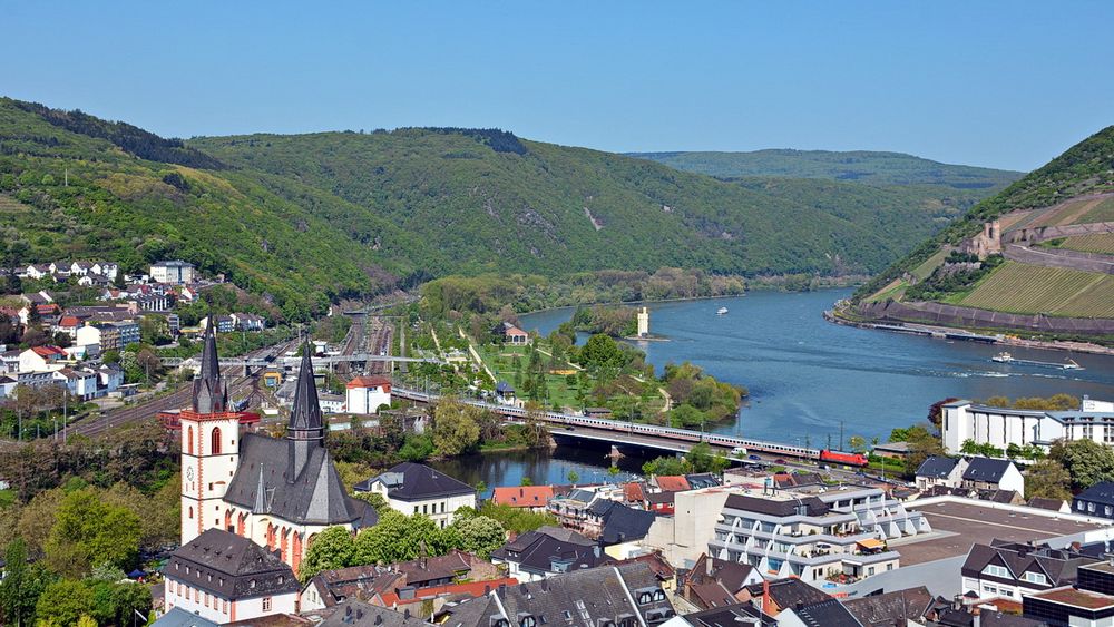 Bingen Foto & Bild | rhein, bahnhof, architektur Bilder auf fotocommunity