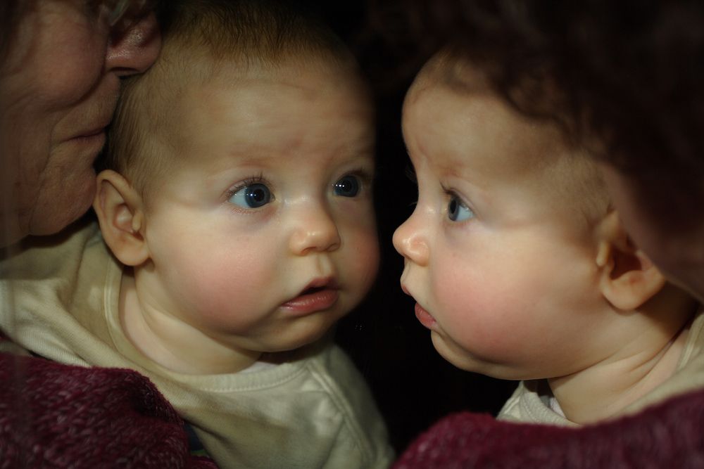 Bist du ich? Foto & Bild | kinder, babies, mirror Bilder auf fotocommunity