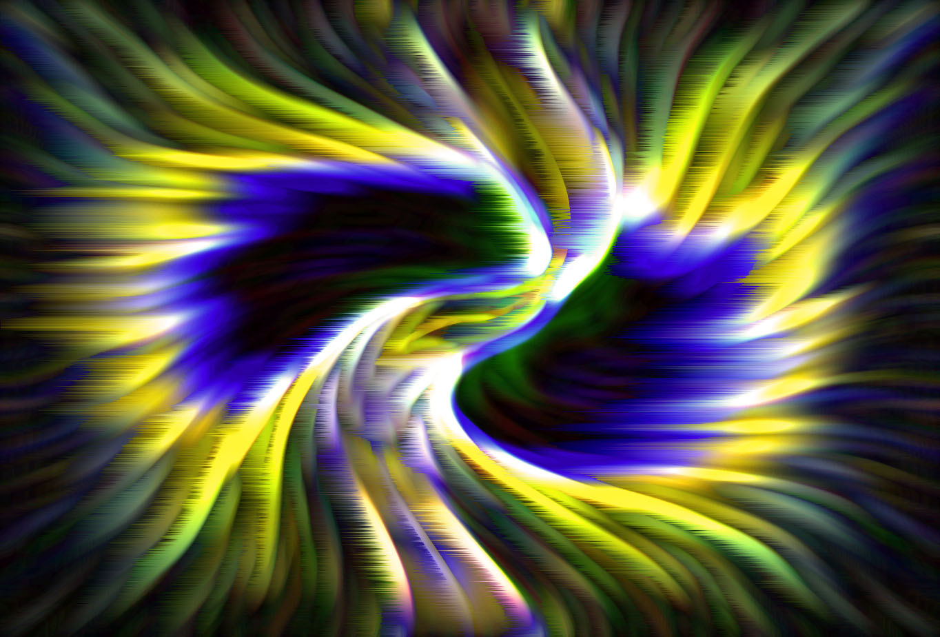 Blau-Gelb Foto & Bild | abstraktes, experimente, bearbeitungs ...