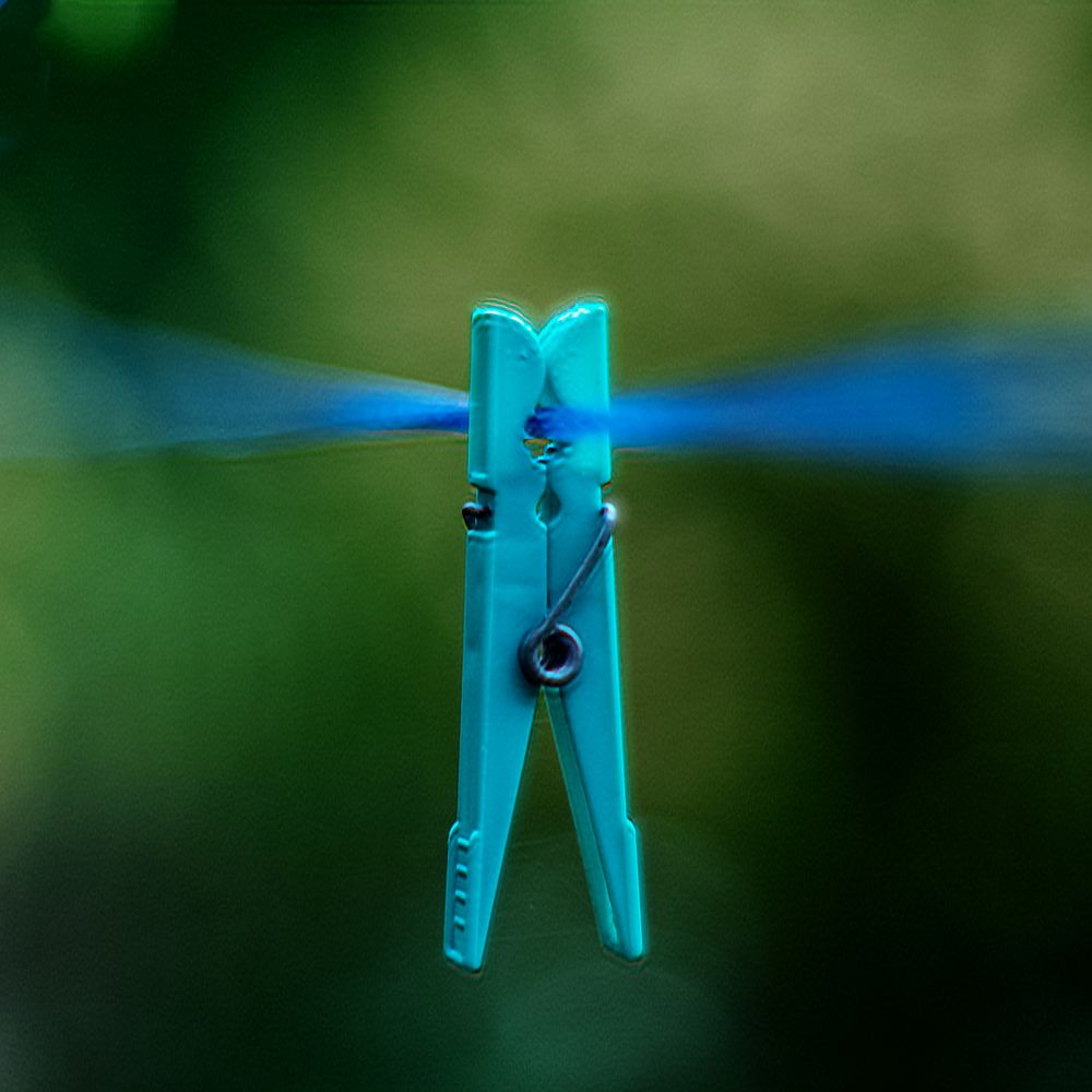 Blaue Klammer Foto & Bild | stillleben, zufällige arrangements, seile ...