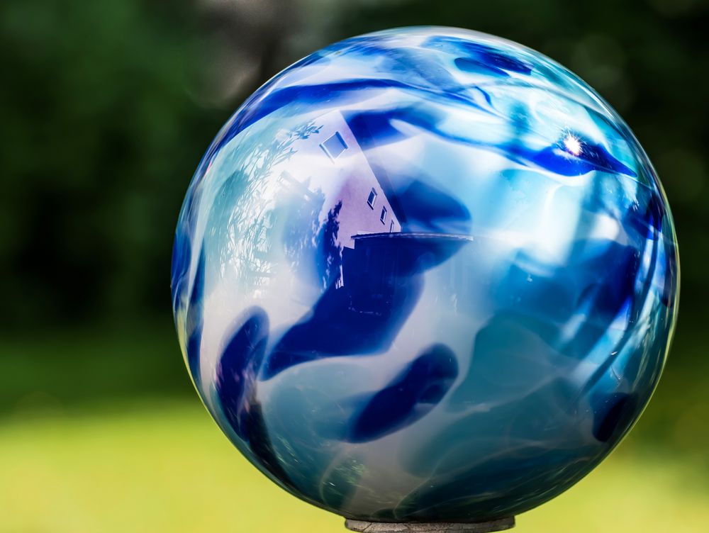 BLAUE KUGEL Foto & Bild | spezial, blau, makro Bilder auf fotocommunity