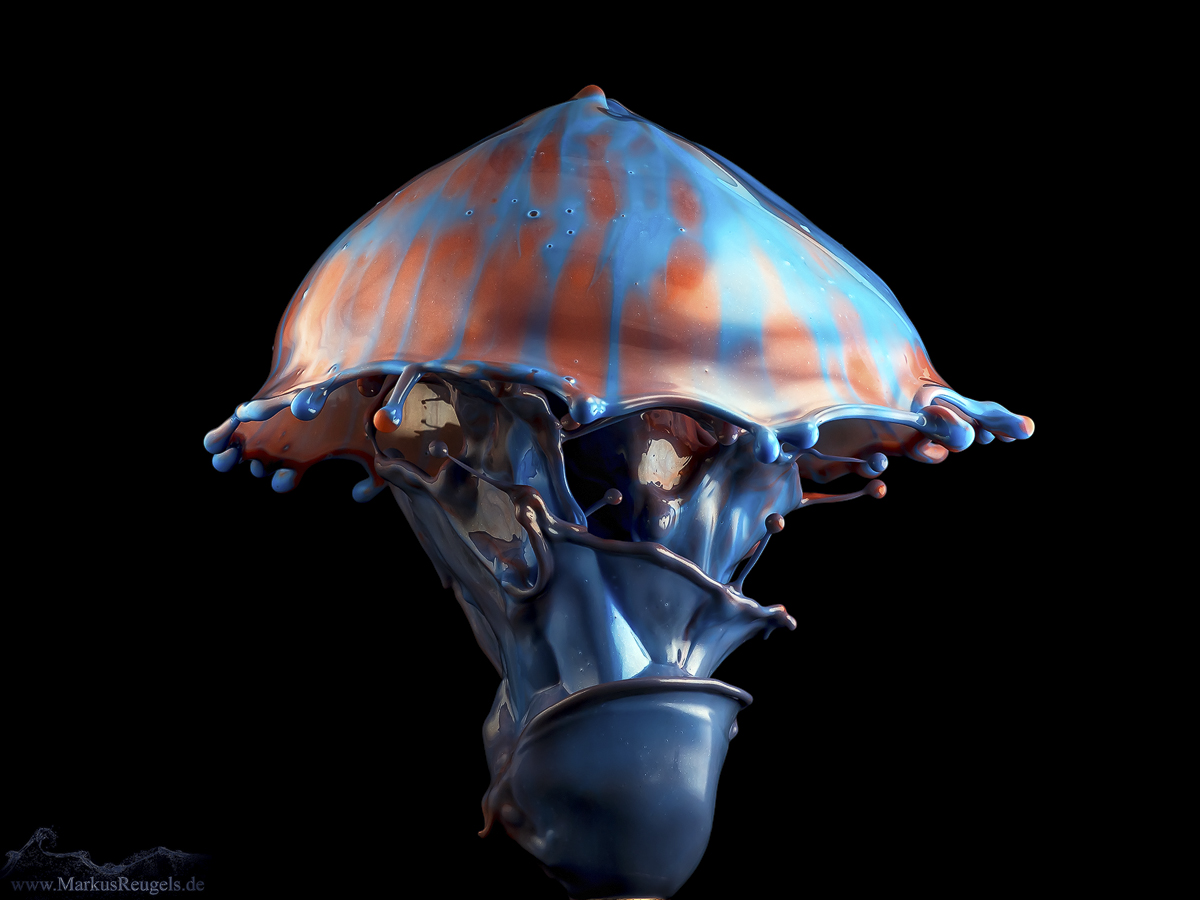 Blauer Riese Foto & Bild | experimente, wasser, tropfen Bilder auf ...