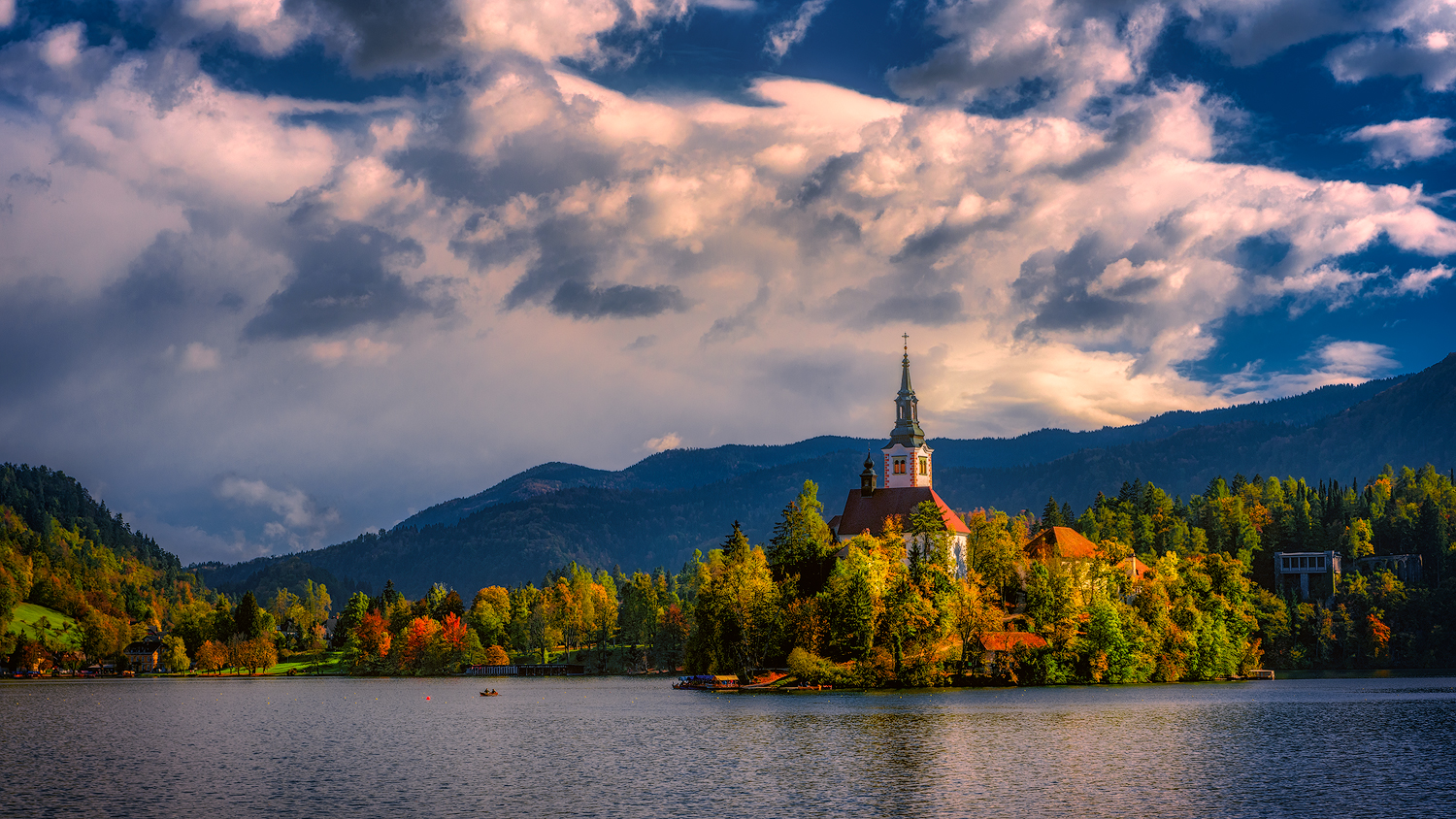 Bleder See im Herbst Foto & Bild | europe, balkans, slovenia Bilder auf ...