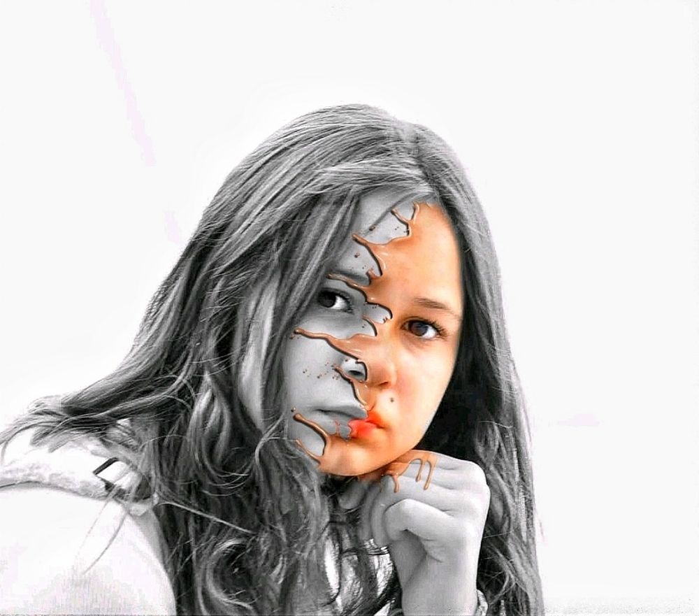 Bleib ruhig und färbe dein Leben Foto & Bild | portrait, portrait ...