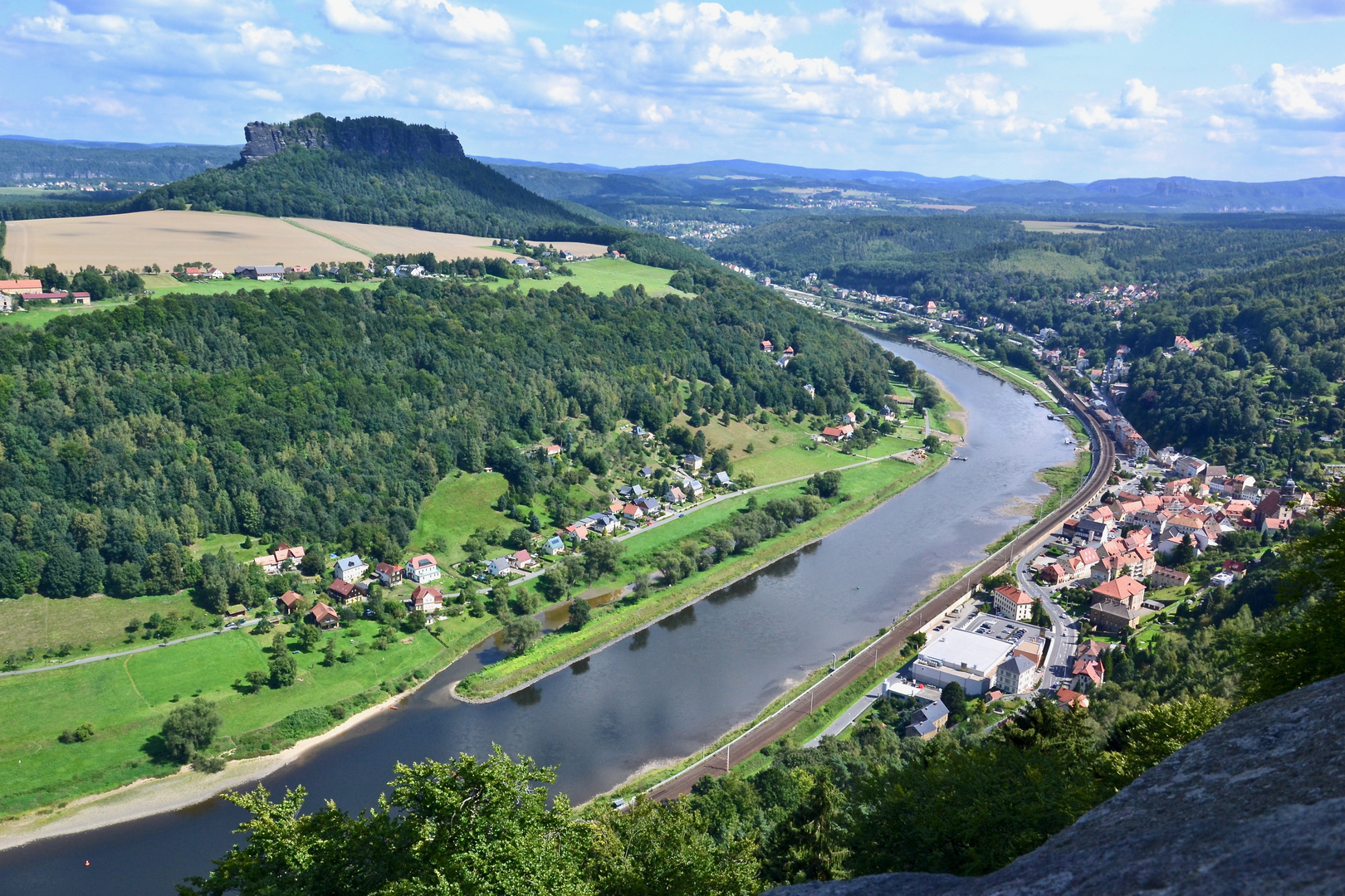 Blick (1) von der Festung Königstein… Foto & Bild | deutschland, europe ...