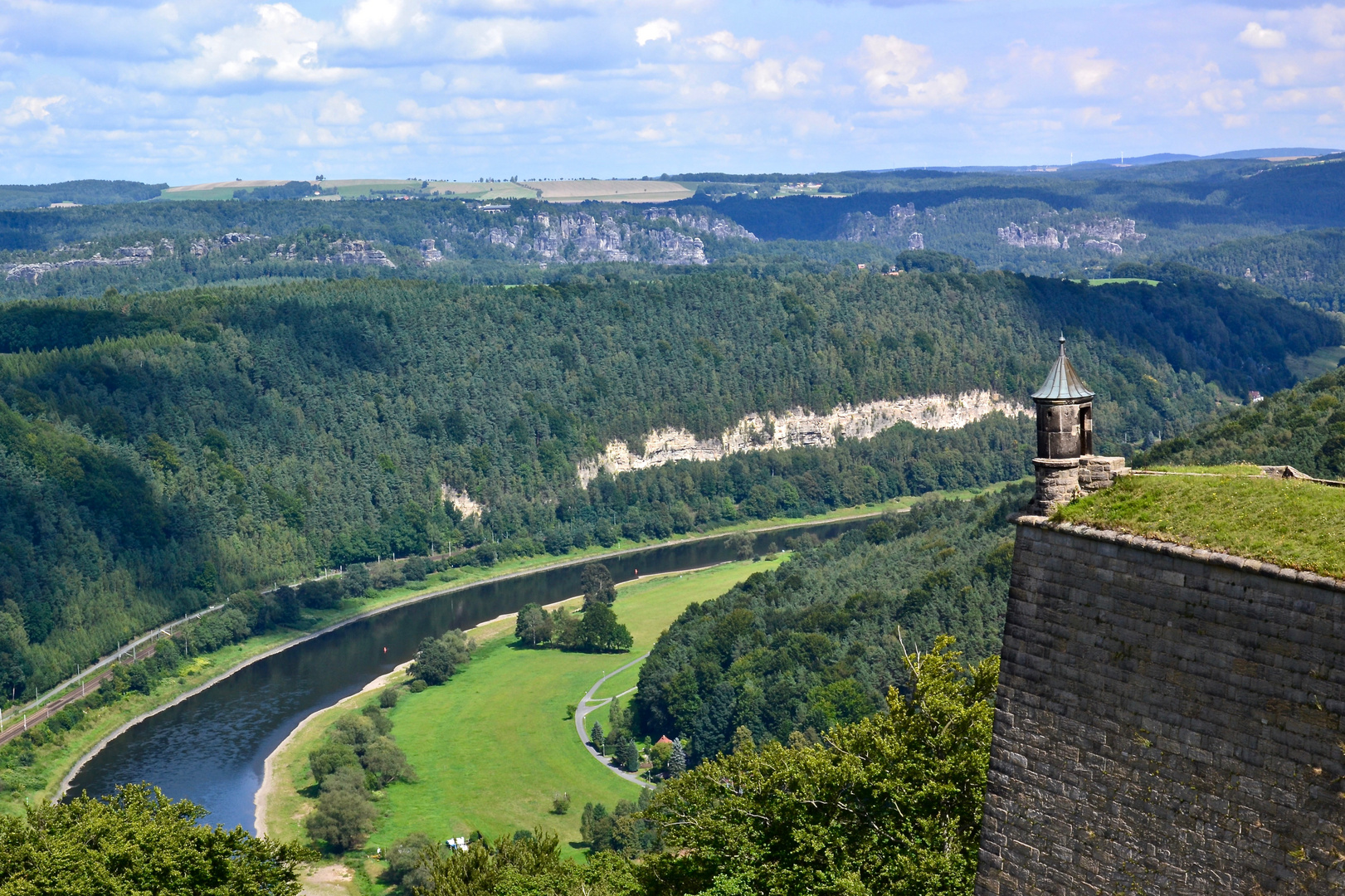 Blick (5) von der Festung Königstein Foto & Bild | deutschland, europe ...