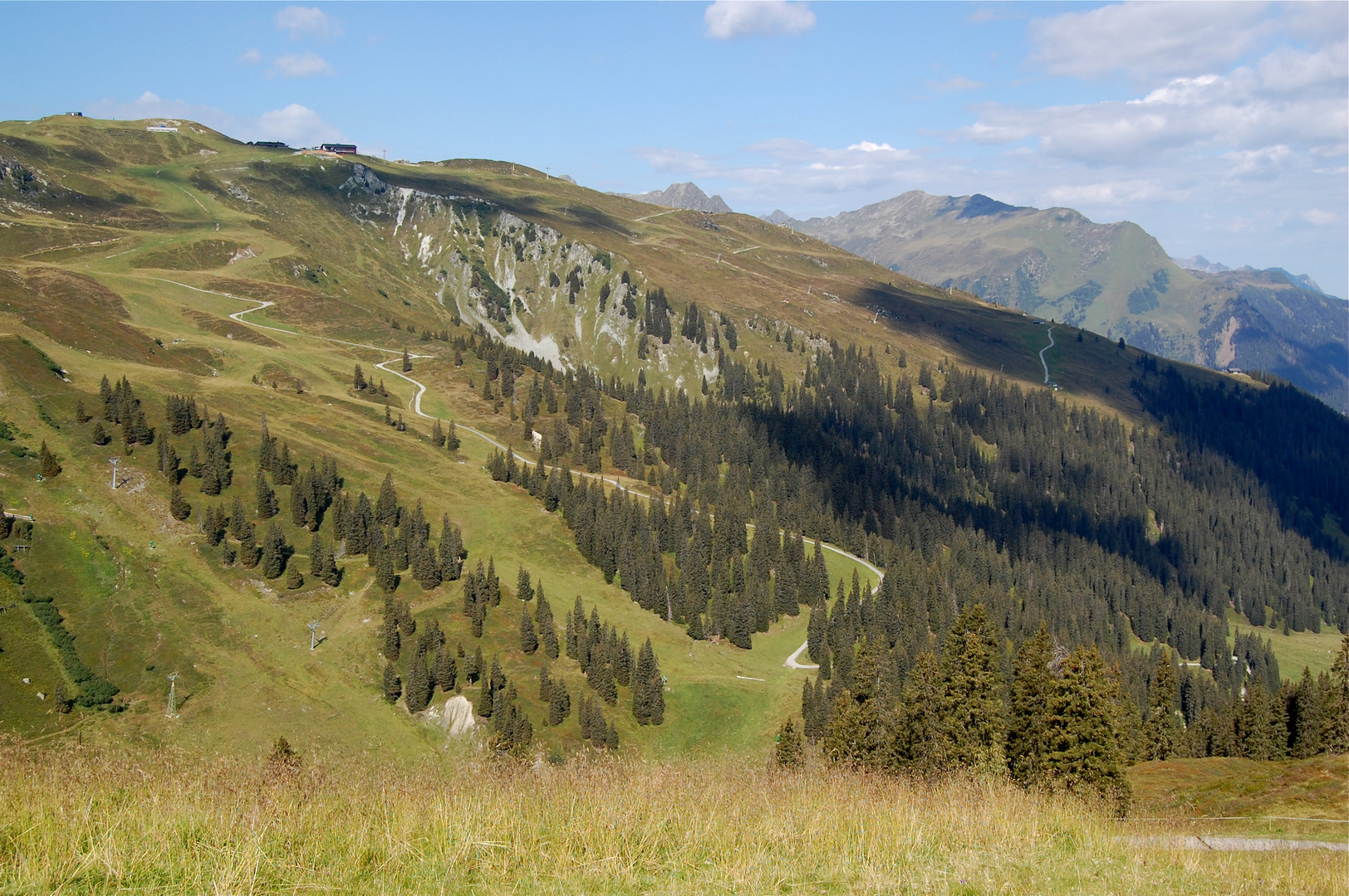 Blick auf das Skigebiet Silvretta Nova… Foto & Bild | landschaft, berge ...