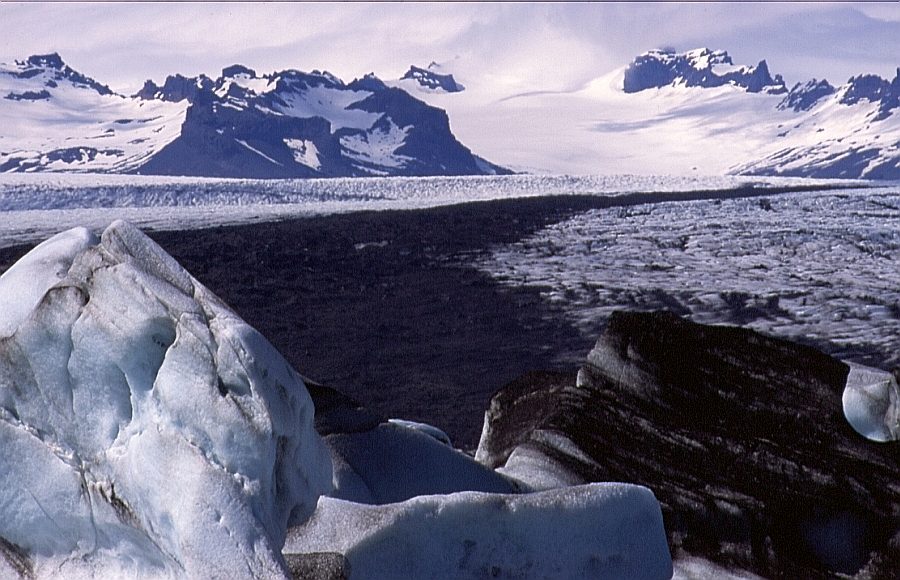 Blick auf den Gletscher Vatnajökull (Island) Foto & Bild | landschaft ...
